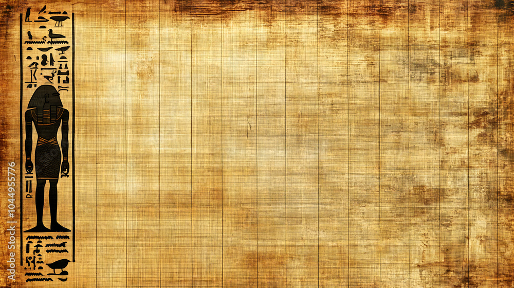 Ancient Egyptian Papyrus Background Illustration Stock Illustration ...