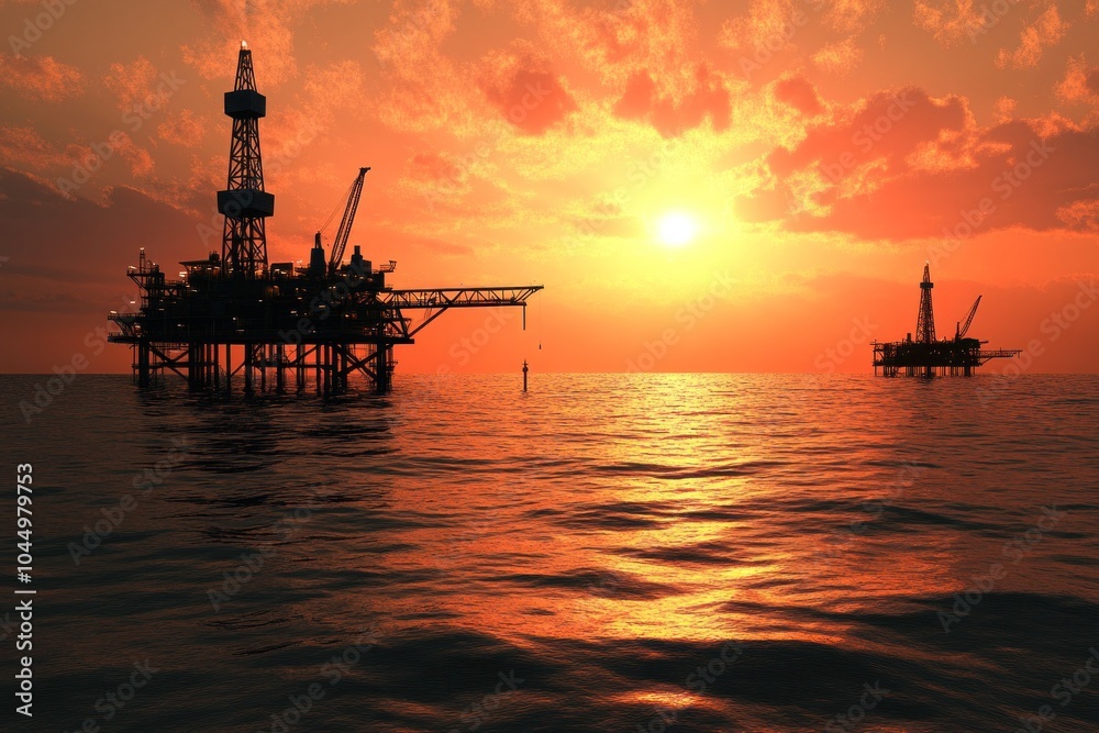 Petroleum exploration and production, highlighting the transition from ...