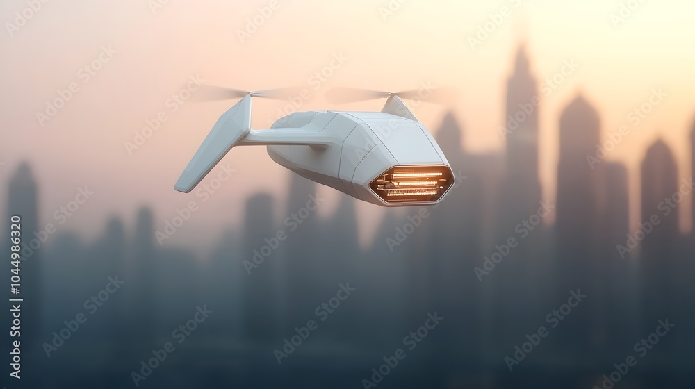 Innovative futuristic cargo drone with modular design advanced energy ...