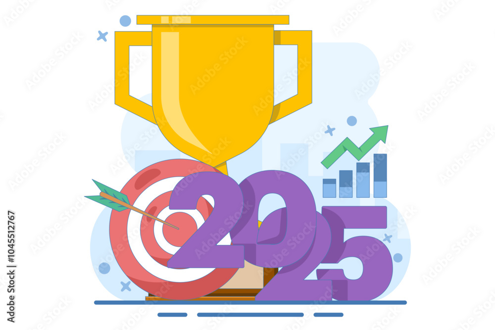 champion concept, achievement, winner, best. target to achieve business ...