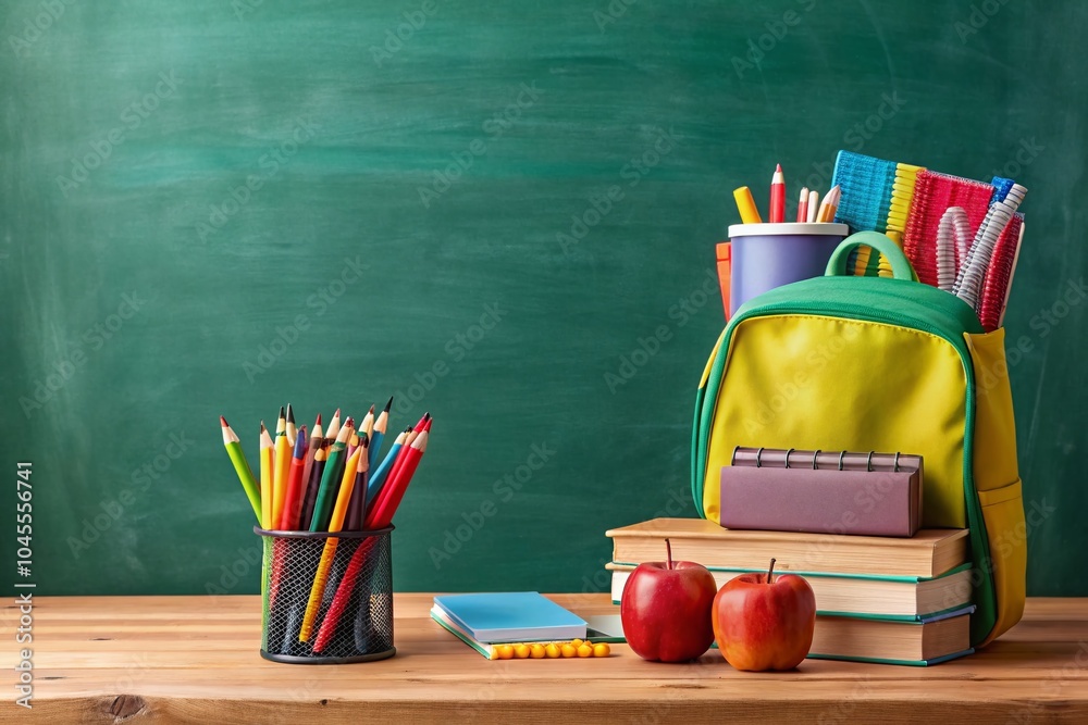 Back to School Background Wallpaper for Presentation Banner Template ...