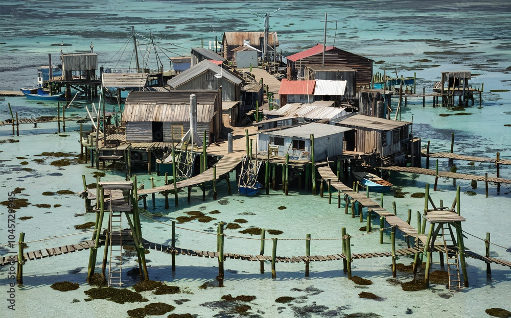 DnD Battlemap: Seaside Fishing Village with Wooden Walkways and Boats ...