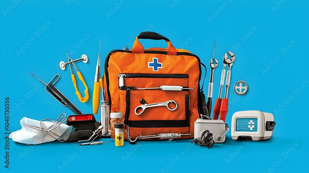 Comprehensive Rescue Medic s Toolkit Showcasing Essential Diagnostic ...
