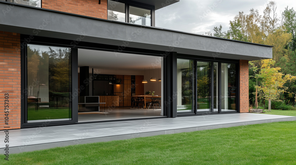 Modern single-story extensions blend seamlessly with two-story homes ...