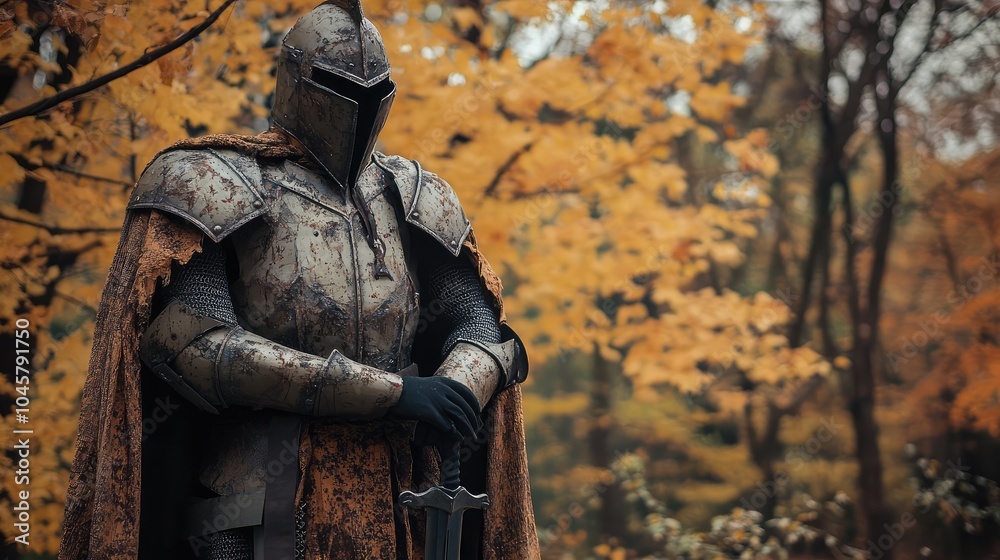 A DIY eco-friendly Halloween costume of a knight, using cardboard armor ...