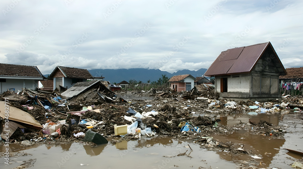 Symbols of Preparedness: Disaster Risk Reduction in Focus Stock Photo ...