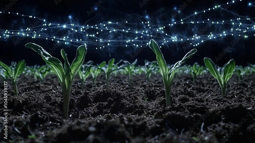 Planting of maize seeds in an agricultural field using modern ...