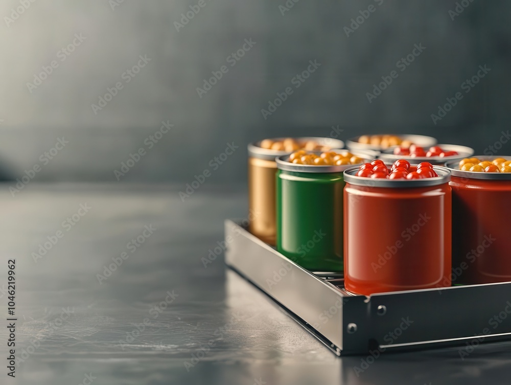 AIpowered quality control scanning canned food labels for defects in a ...