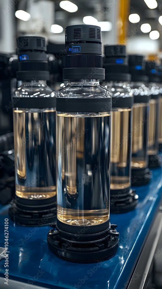 Automated water filter assembly line in a high tech manufacturing ...