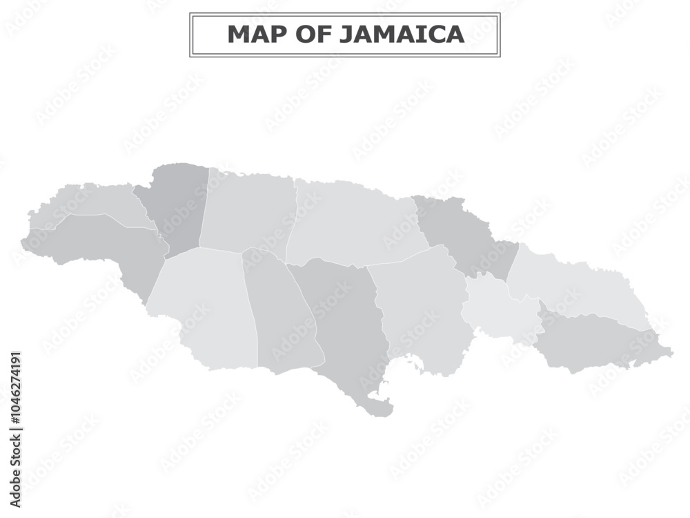 American Countries Geography Political map. Political map of country ...