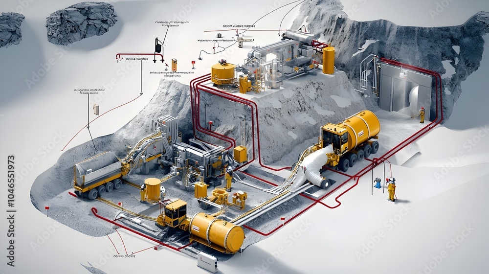 Animated diagram depicting the muck removal systems utilized during ...