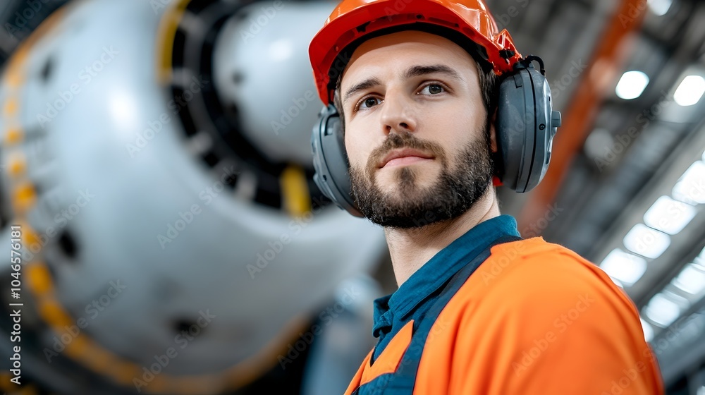 Skilled mechanic working on the intricate rudder control system of a ...