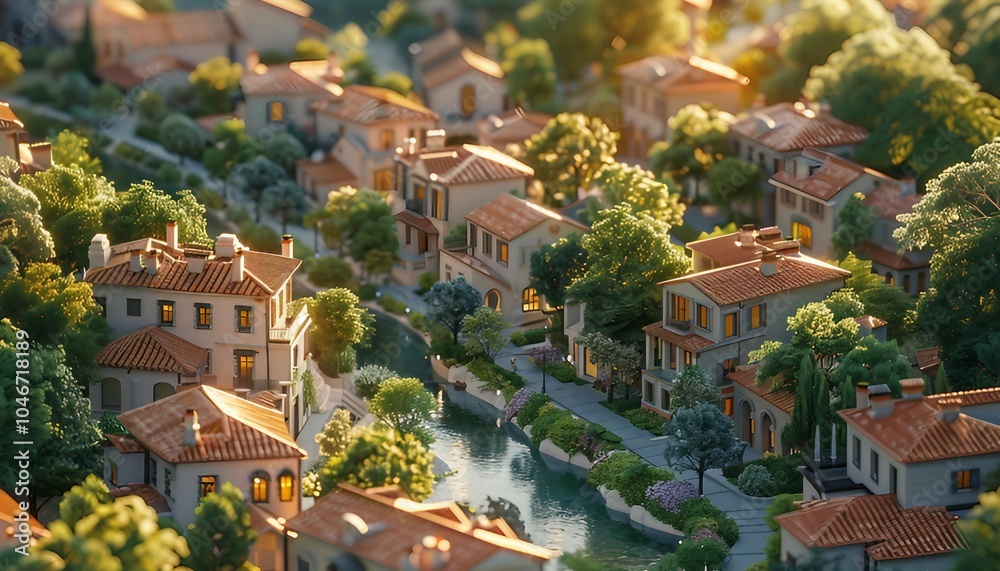 Mixed-Use Community Development, detailed plan of a mixed-use community ...