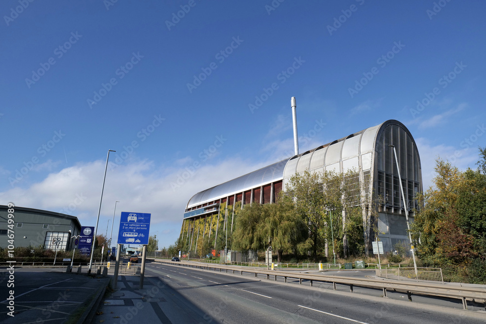 Leeds, UK 10 24 2024 Recycling and energy recovery (RERF) facility on ...