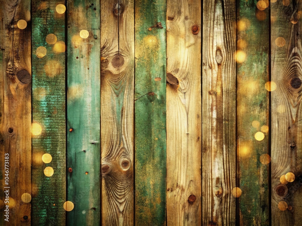 Vintage Style Photography of Rustic Brown and Green Weathered Wood Wall ...