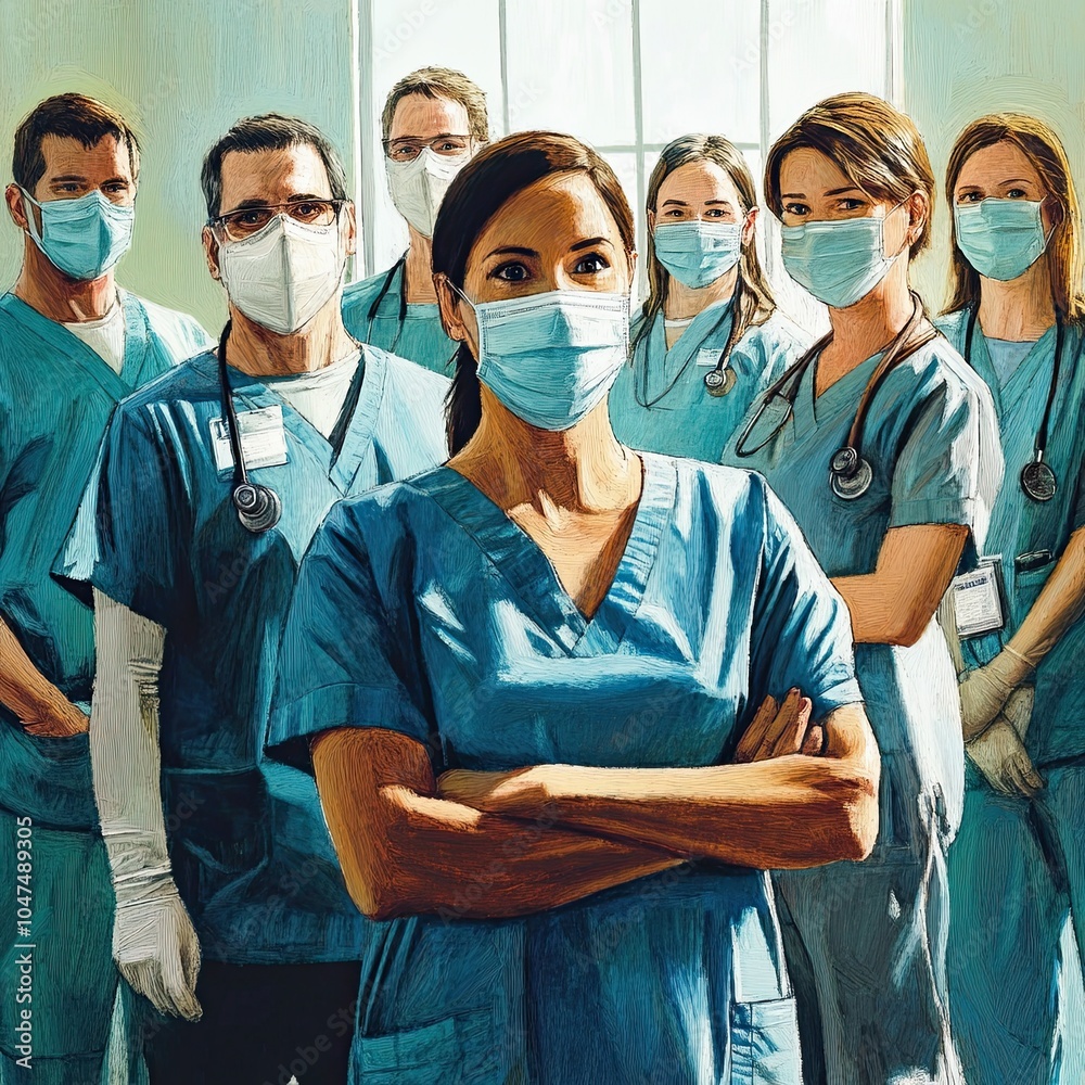 Frontline Heroes: A portrait of medical professionals, united in their ...