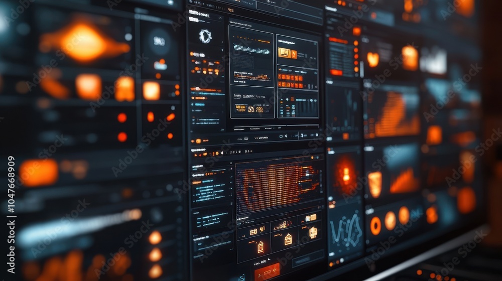 Multiple design software windows open on a desktop, showing logos and ...