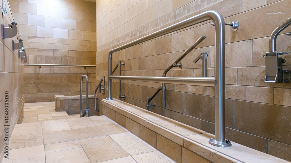 Inclusive Restroom Solutions: Disability-Friendly Space with Handrails ...