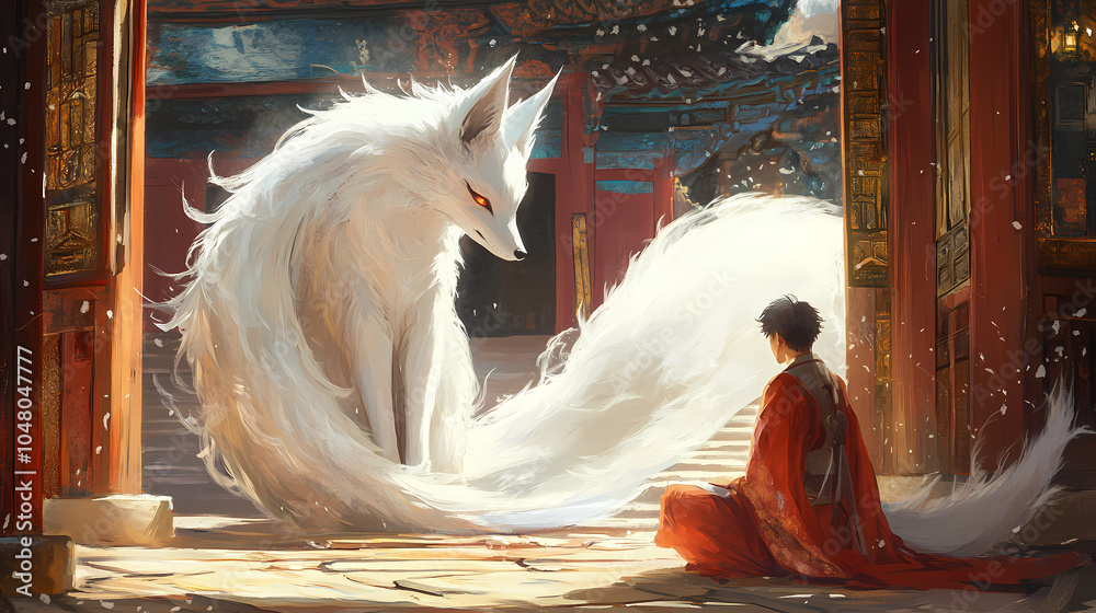 Gumiho korean show a gumiho, a ninetailed fox, seducing a young man in ...