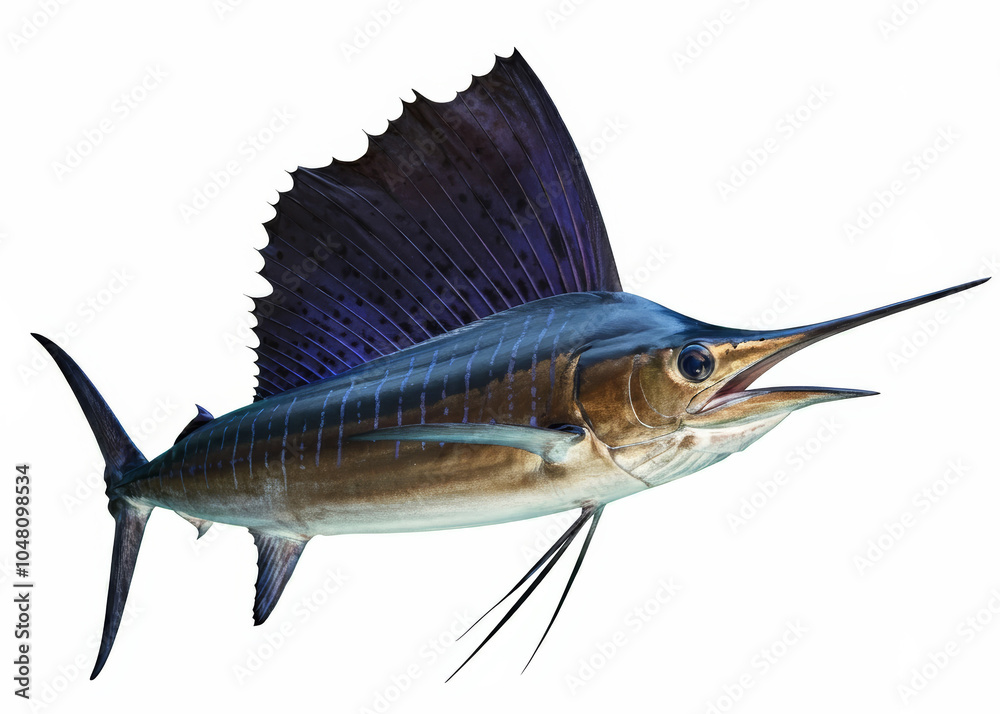 The Indo-Pacific sailfish Istiophorus Platypterus is a sailfish native ...