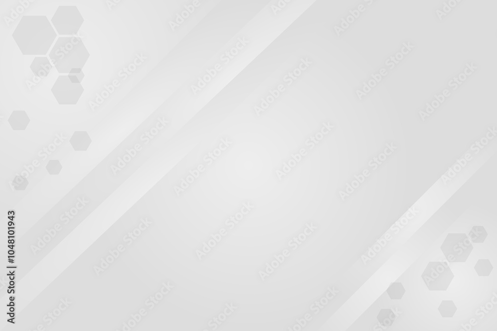 Abstract grey background with shape of line on back. Light grey color ...