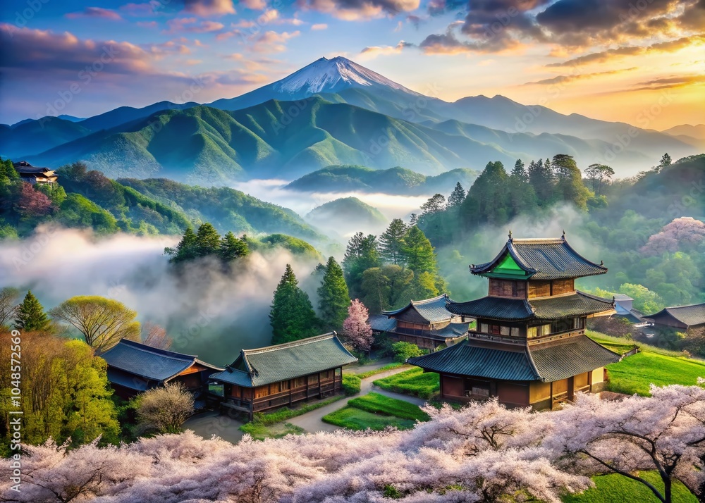 Captivating Double Exposure Photography of Gifu Region, Japan - Nature ...