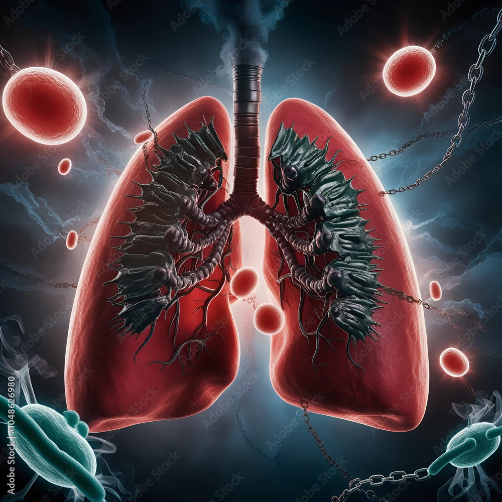 Detailed Mycobacterium Tuberculosis Bacteria Illustration Showing ...