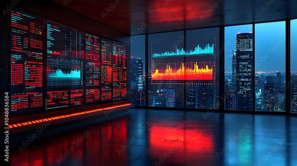 Immersive virtual environment for 2025 business analysis, featuring ...