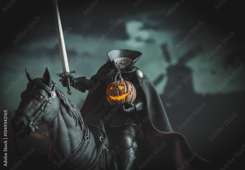 NEW YORK USA, NOV 18 2024: Legend of Sleepy Hallow the Headless ...