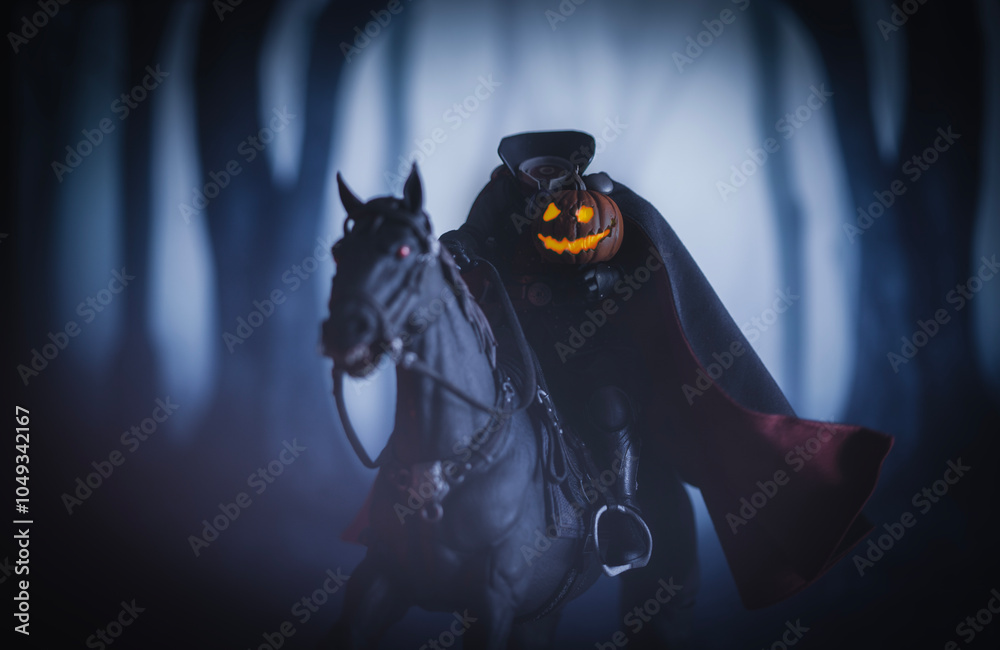 NEW YORK USA, NOV 18 2024: Legend of Sleepy Hallow the Headless ...