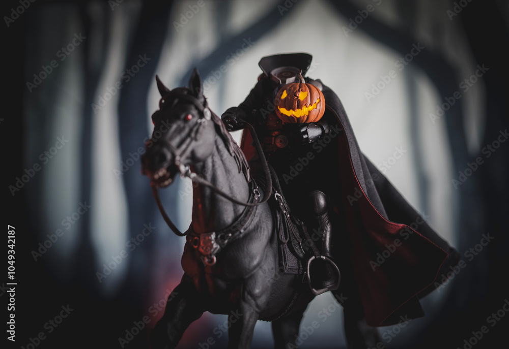 NEW YORK USA, NOV 18 2024: Legend of Sleepy Hallow the Headless ...