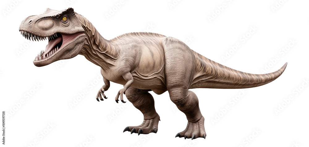 Big Giganotosaurus dinosaur on transparent cutout background, PNG file ...
