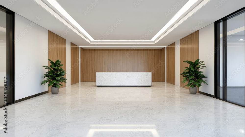 Modern Office Reception Area: Clean lines and sophisticated design ...