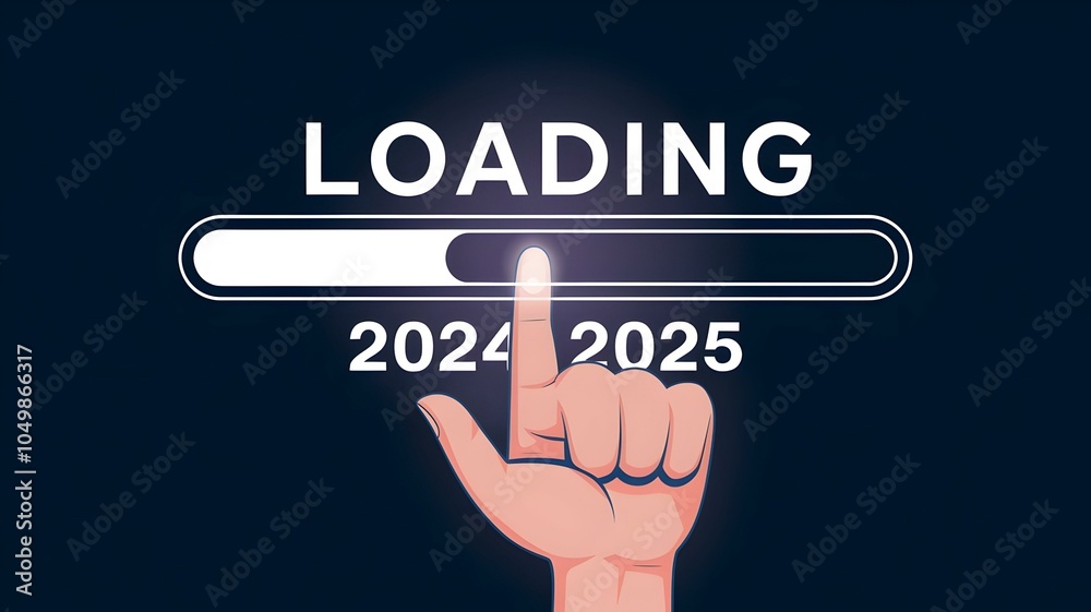 Stock-Illustration „Almost There! Loading Bar Progressing Quickly. 2024 ... Stock-Illustration „Almost There! Loading Bar Progressing Quickly. 2024 ...