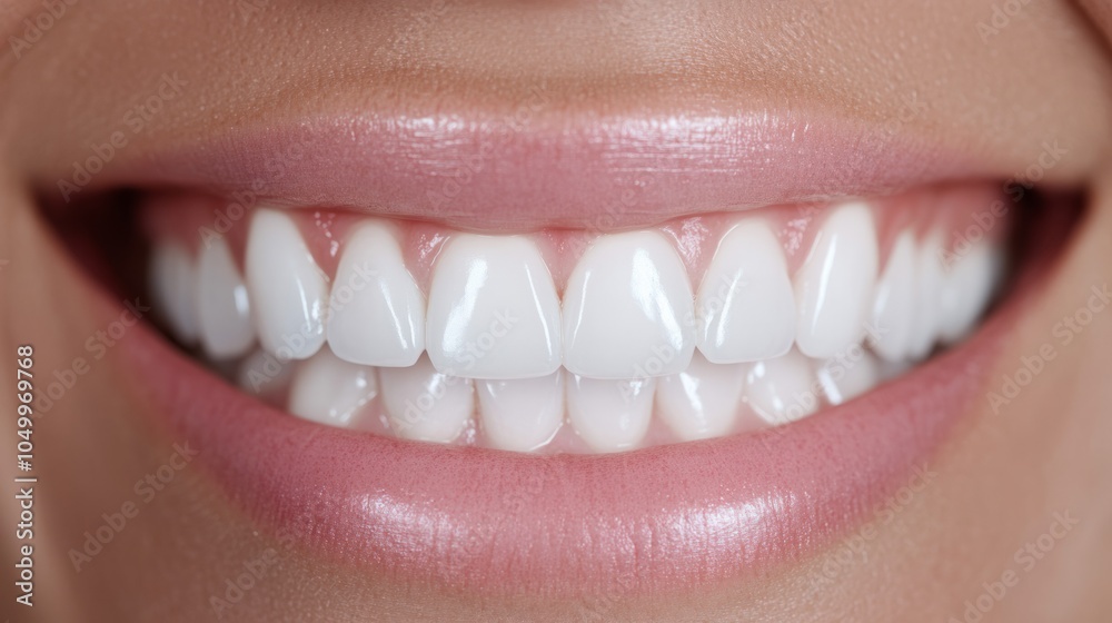 beautiful woman with happy smile showing a before normal teeth and ...