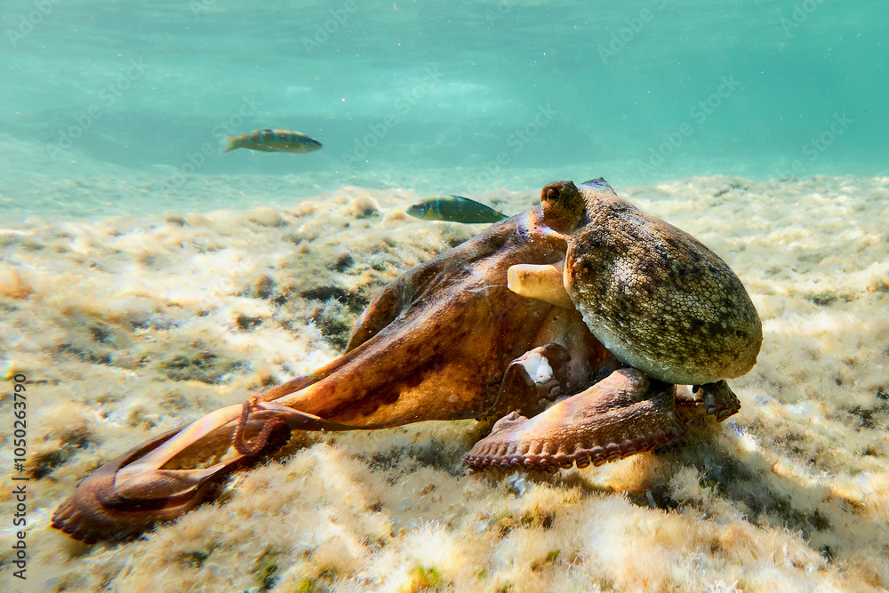 Octopus (Octopus vulgaris Cuvier, 1797) or octopus is a cephalopod of ...