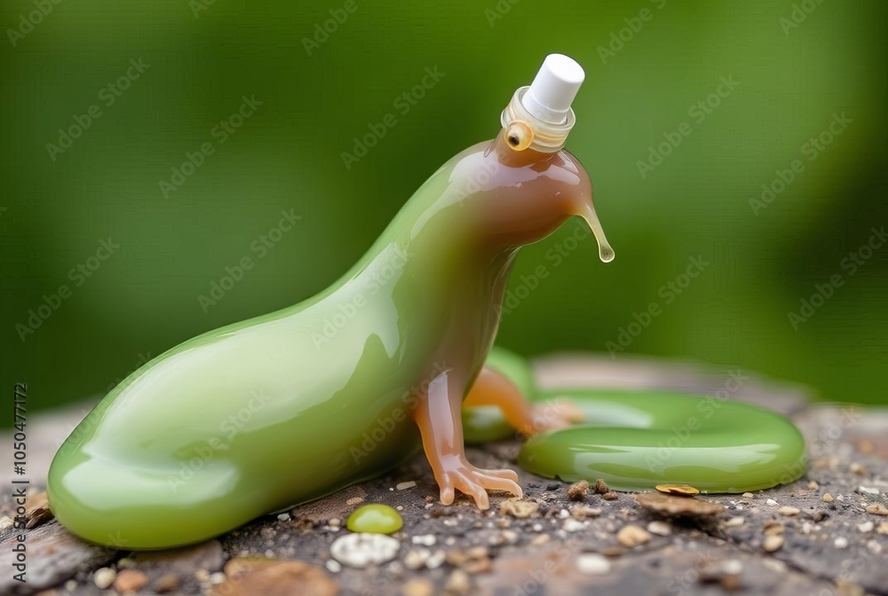 Slug Navigator Slime mimicking lubricant smooth movement on vari Stock ...
