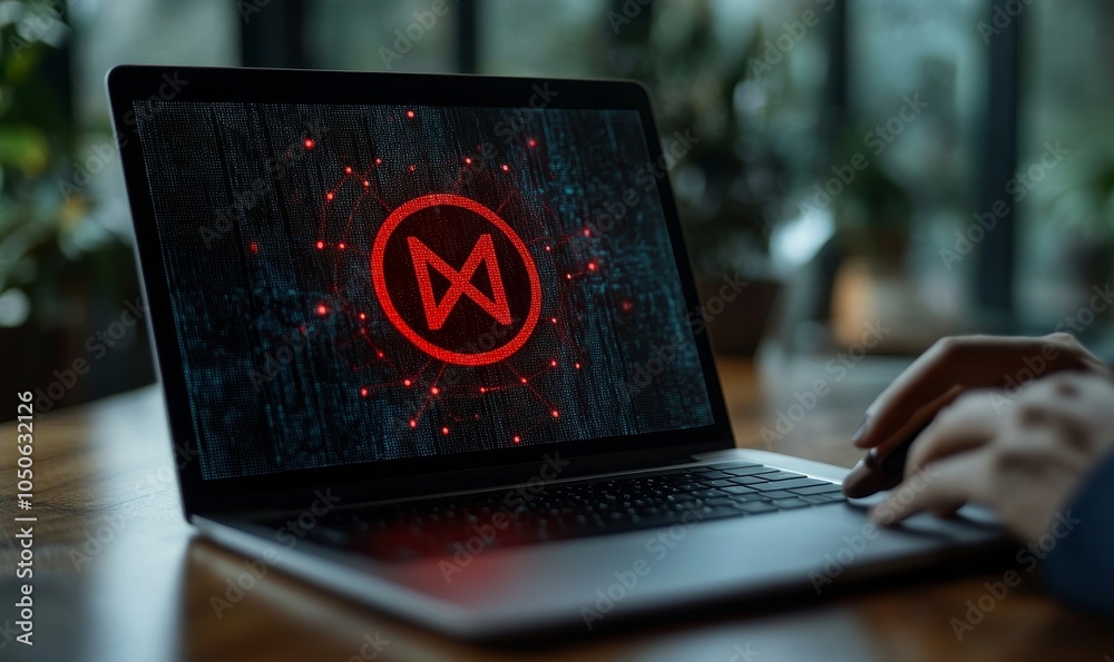 symbolizing the restriction or prohibition of artificial intelligence ...