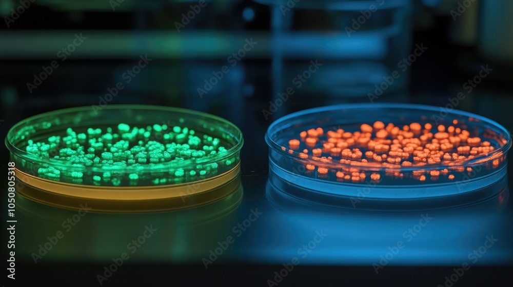Visual Comparison of Harmless and Harmful E Coli Strains in Laboratory ...