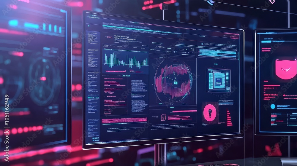 Visualization of live network traffic and security alerts through ...