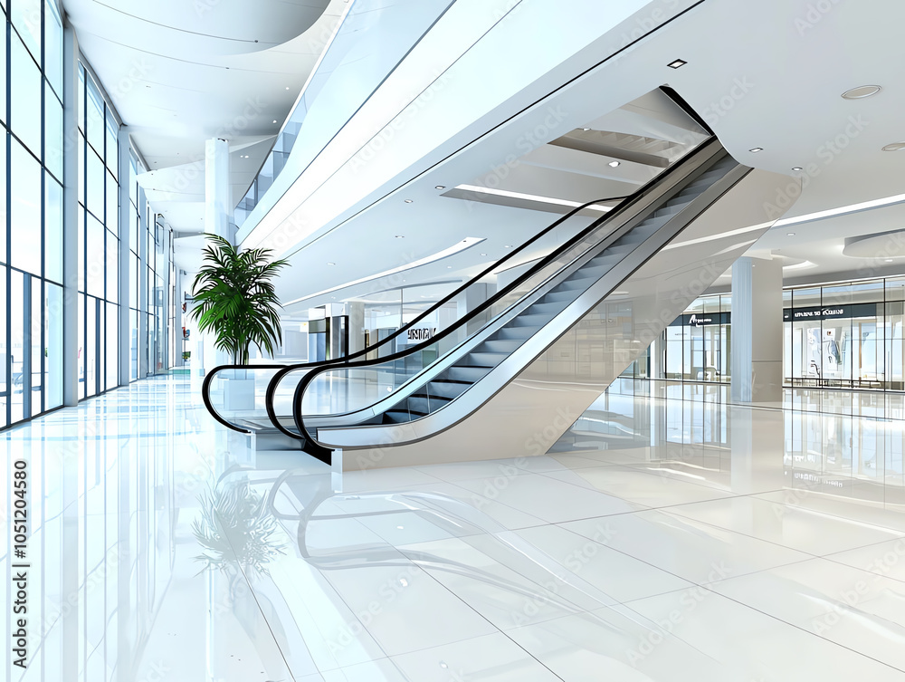 Exploring the futuristic blueprint of a modern shopping mall an ...