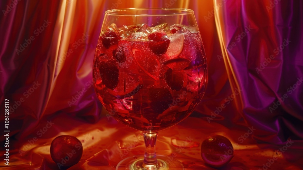 Sangria: With deep red and purple undertones, sangria offers a ...