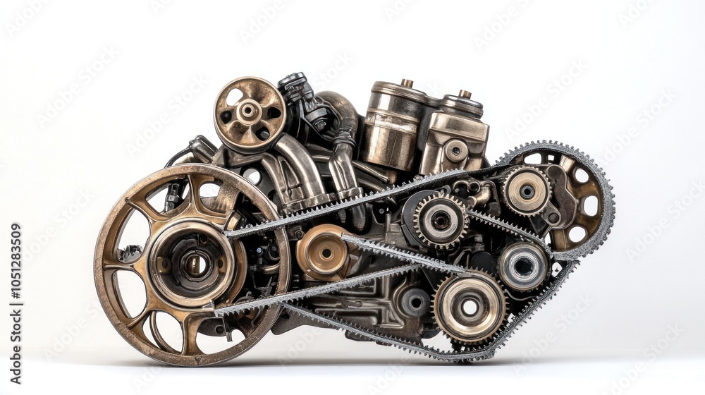 Recycled Parts Engine - Eco-friendly engine design made from recycled ...