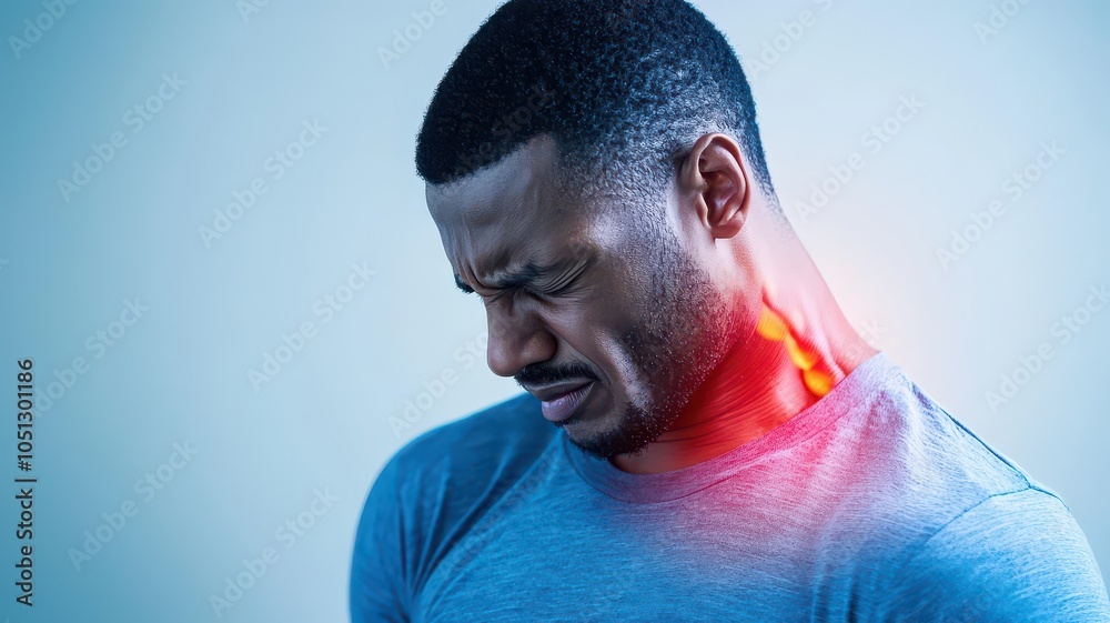 Understanding neck pain causes and remedies for relief Stock ...