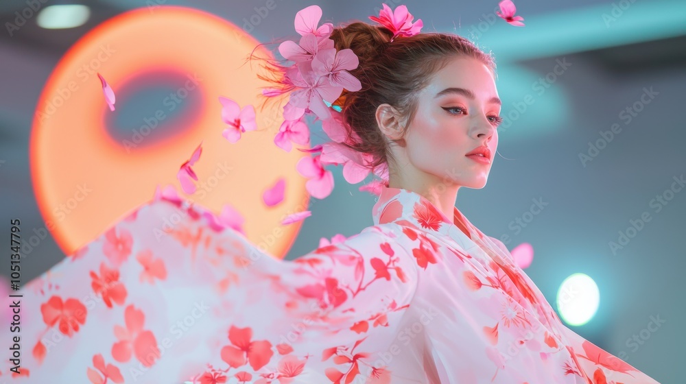 A fashion show featuring breast cancer survivors modeling clothes ...