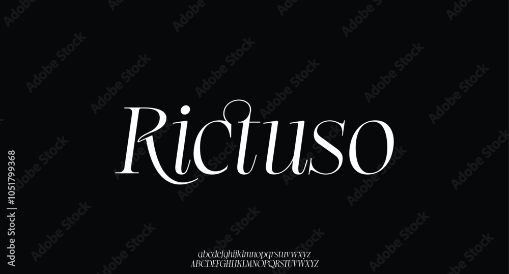 Classic modern serif alphabet letters font. Elegant Lettering vintage ...