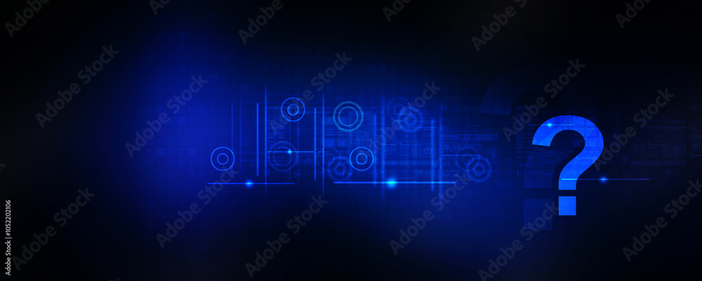2d illustration question mark background Stock Illustration | Adobe Stock