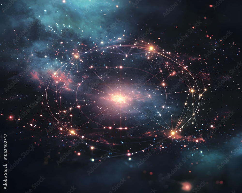 Radar Graph Constellation Visualizing Celestial Performance Metrics in ...