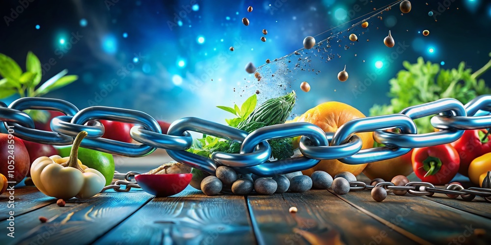 Strong Technology Concept with Broken Chain Symbolizing Innovation and ...