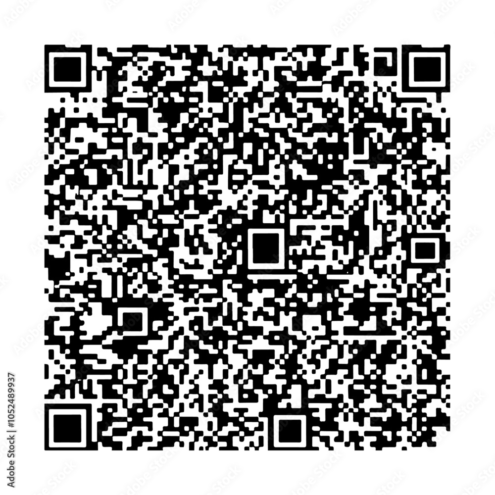 QR Code Generator black color silhouette Stock Vector | Adobe Stock